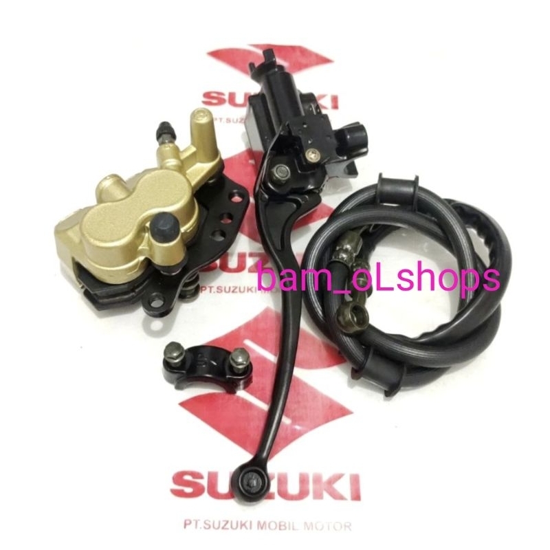 Brake hose+master brake set+front caliper Suzuki Shogun 110, Shogun 125 ...