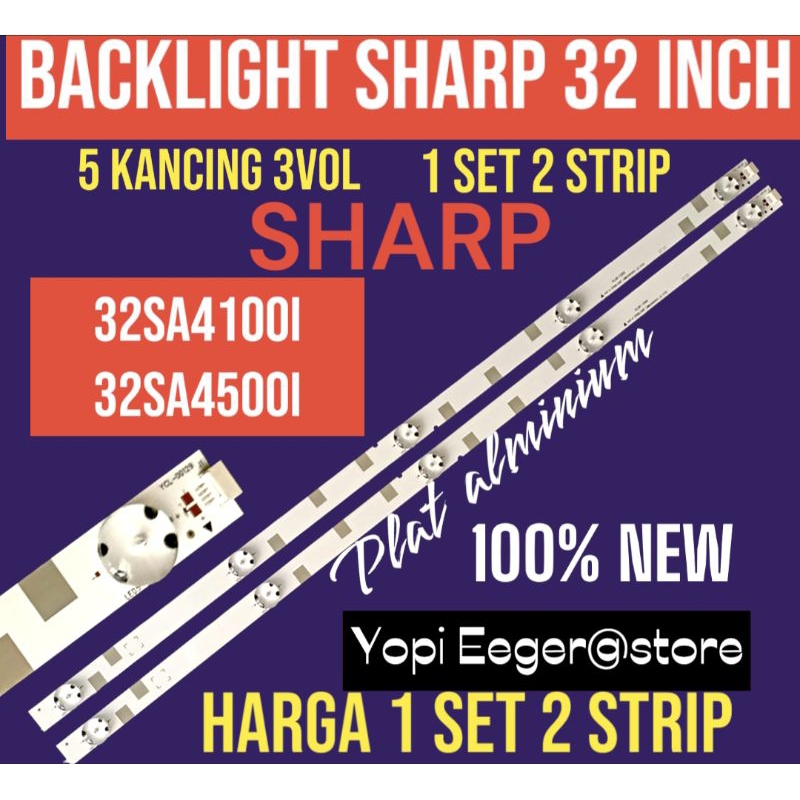 Sharp LED LCD TV BACKLIGHT 32 INCH 32SA4100i 32SA4500i SHARP TV ...