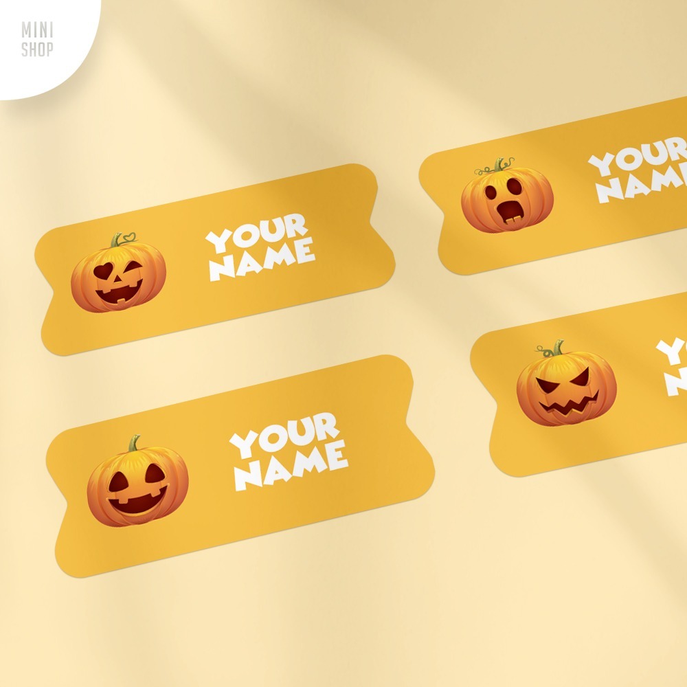 Custom Waterproof Halloween Name Stickers | Shopee Philippines
