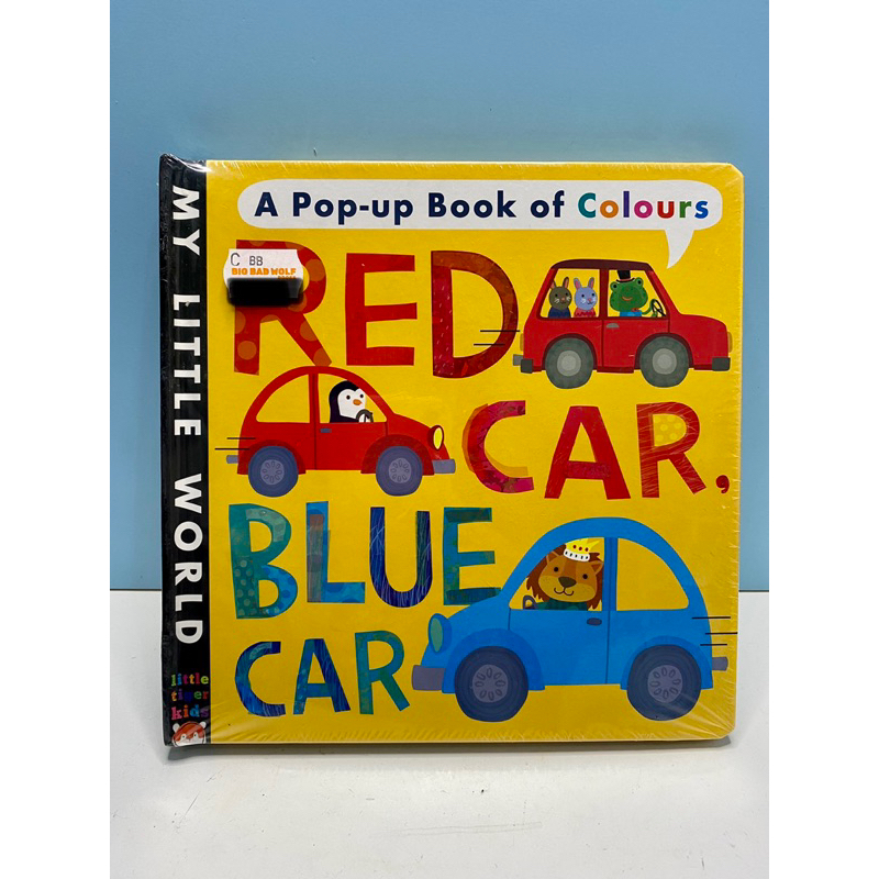 Children's BOOK - A POP-UP BOOK OF Colors RED CAR BLUE CAR (ORIGINAL ...