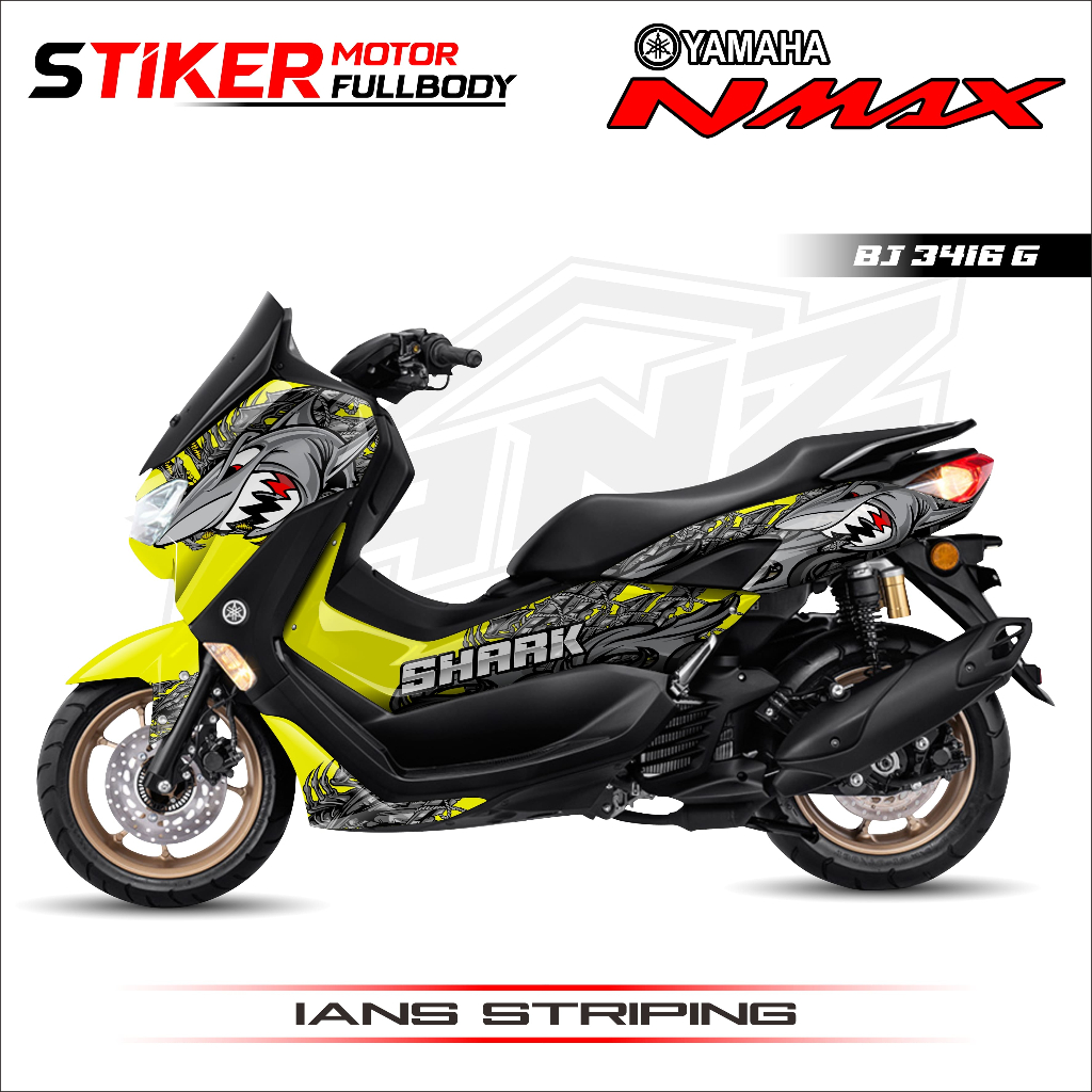 BJ 3416-DECAL NMAX MOTORCYCLE FULL BODY VARIATION DESIGN-FULL BODY ...