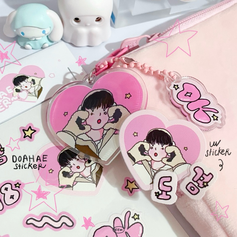 Doahae Keychain & UV Sticker Sheet | Seventeen DK Dokyeom | Shopee ...