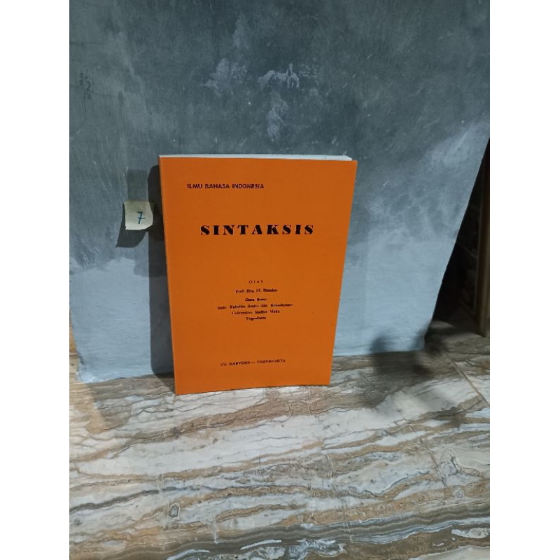 Syntaxby. Prof ramlan Cv karyono 1981/148hal | Shopee Philippines