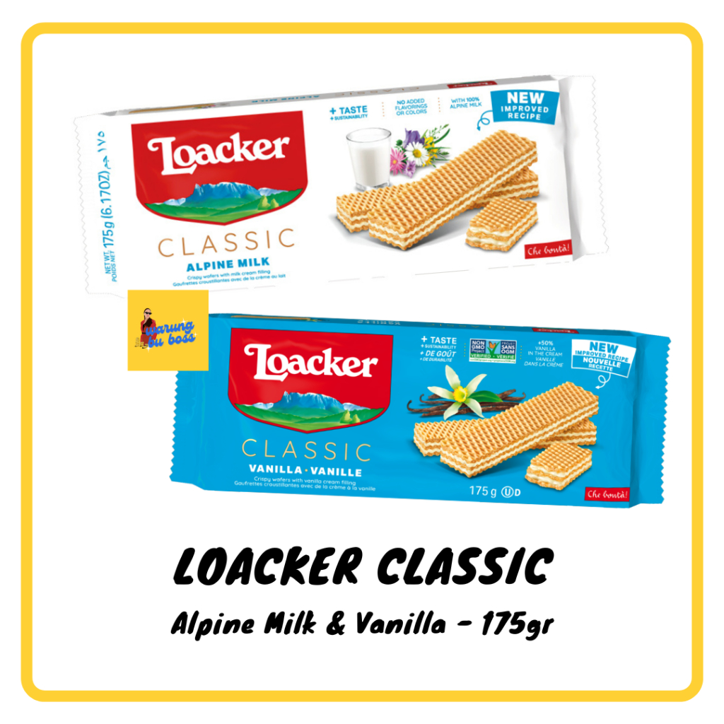 Loacker Wafer Loacker Quadratini Vanilla Milk Chocolate Napolitaner ...