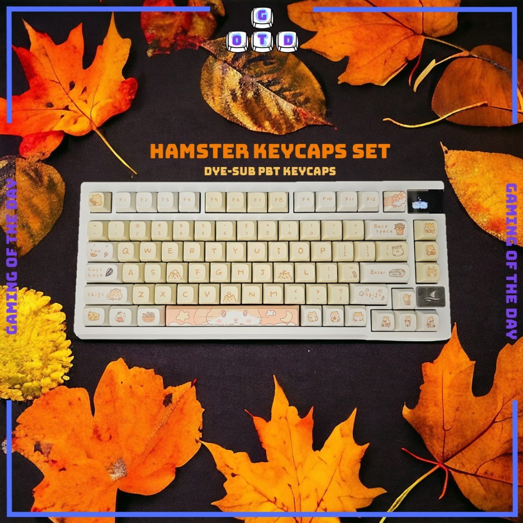 Hamster Keycaps Set by GOTD XDA PBT Dye-Sub Cute Keycaps | Shopee ...
