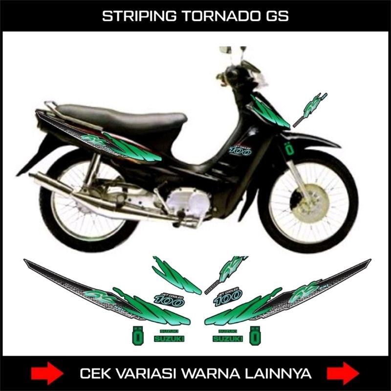 Striping Sticker SUZUKI TORNADO GS CUSTOM HOLOGRAM Material | Shopee ...
