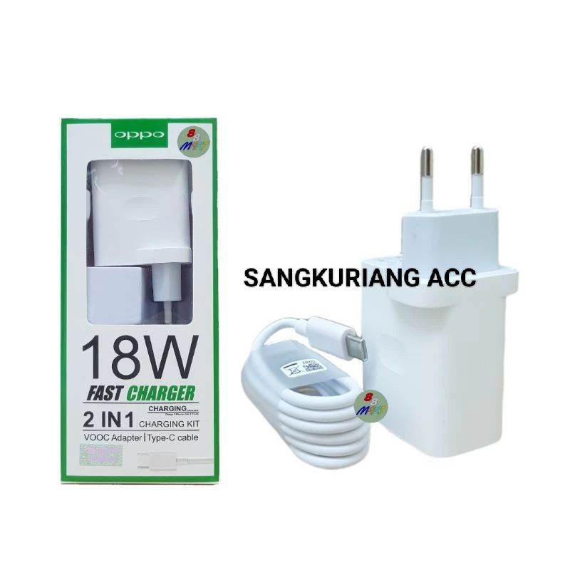 Hp Charger / fast Charging Charger OPPO A54 / A95 / A53 18W 100% ORI ...