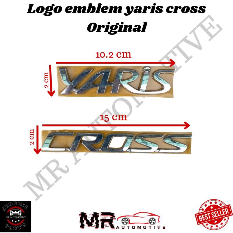 Yaris Cross Original Logo Emblem | Shopee Philippines