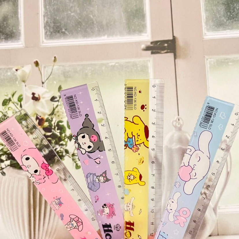 [Gold] Sanrio Cute Mini Ruler 15cm Sanrio Family | Shopee Philippines