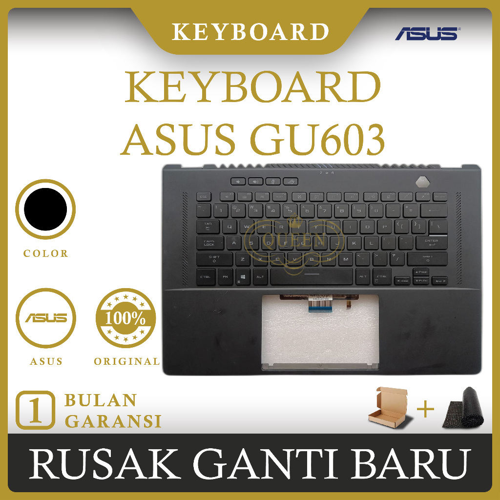 Asus ROG Zephyrus M16 GGU603 GU603HM LAPTOP FRAME KEYBOARD ORIGINAL ...