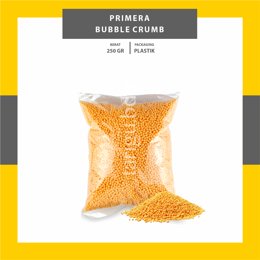 250gr PRIMERA BUBBLE CRUMB - NUGGET CRISPY ORANGE OREN - ROUND CRUMB ...