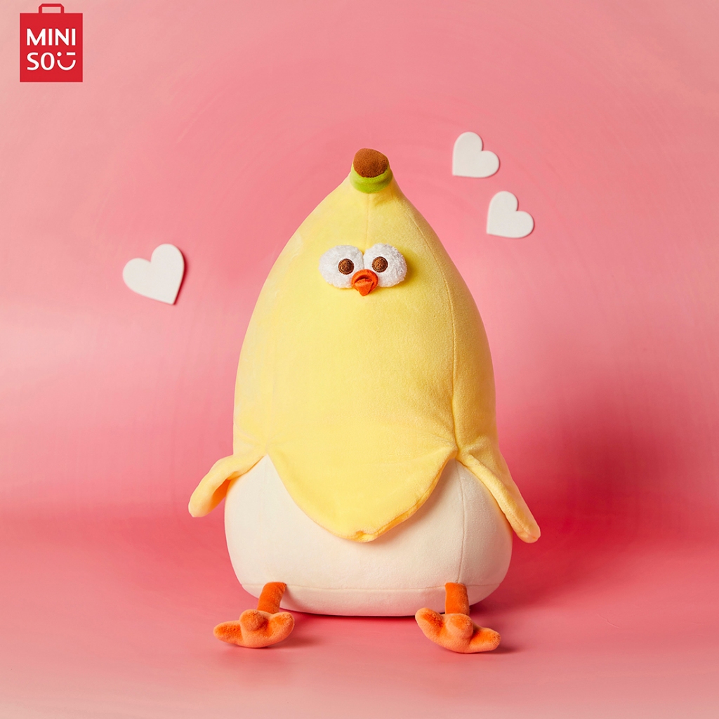 MINISO DunDun Series Plush Stuffed Chicken Banana Chicken Watermelon ...