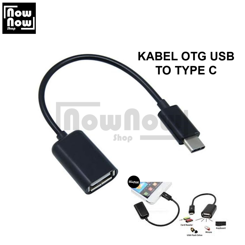 Usb to Type C OTG Adapter Cable On-The-Go On The Go Connect Connector ...