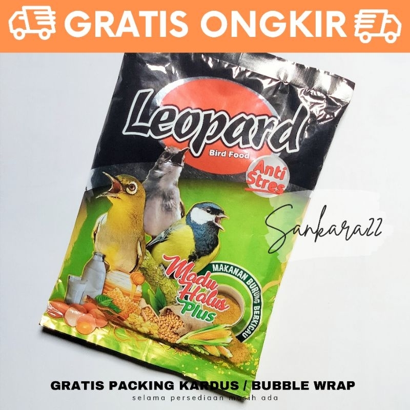 Leopard Honey Smooth Anti Stress Small Bird Food Voer Halur Pur Soft ...