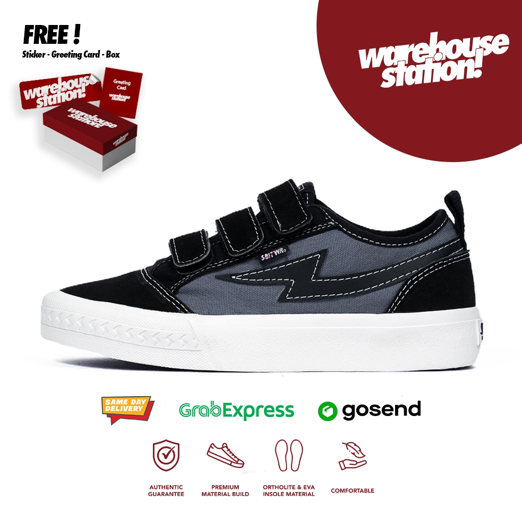 Saba Reno Black Gray - Men's Women's Sneakers | Shopee Philippines