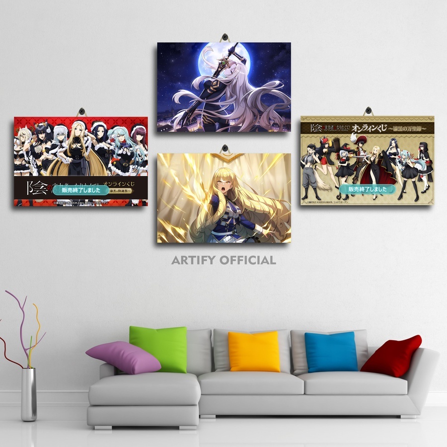 Waifu Kage No Jitsusha Ni Naritakute Anime Character Wall Poster 20X30 ...