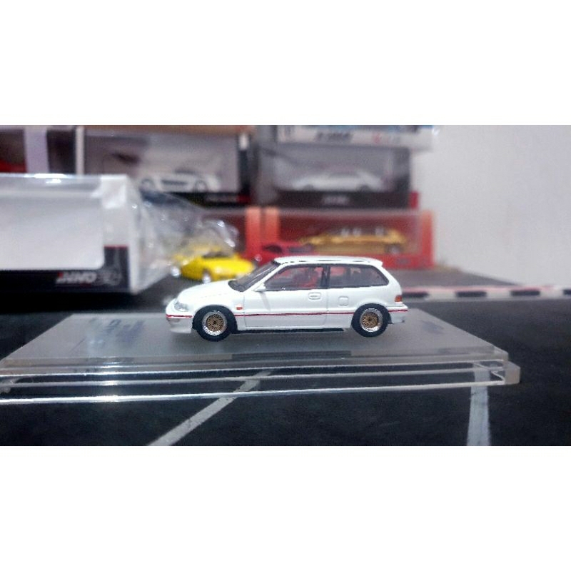 Diecast Inno64 Honda Civic Ef9 sir white edition swap Wheels | Shopee ...
