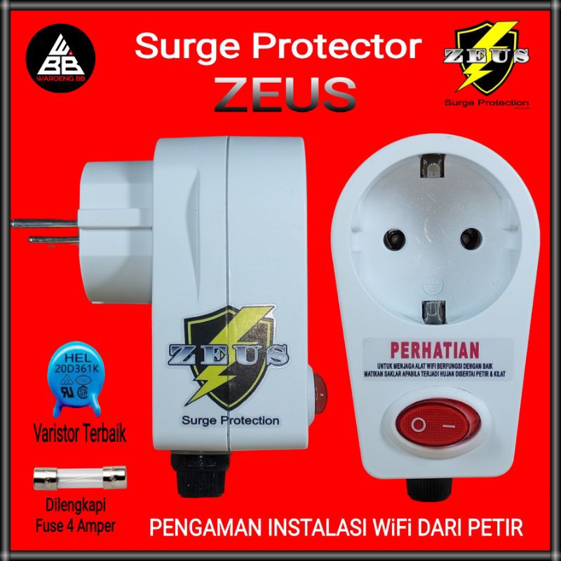 Zeus Lightning Protection SURGE PROTECTOR | Shopee Philippines