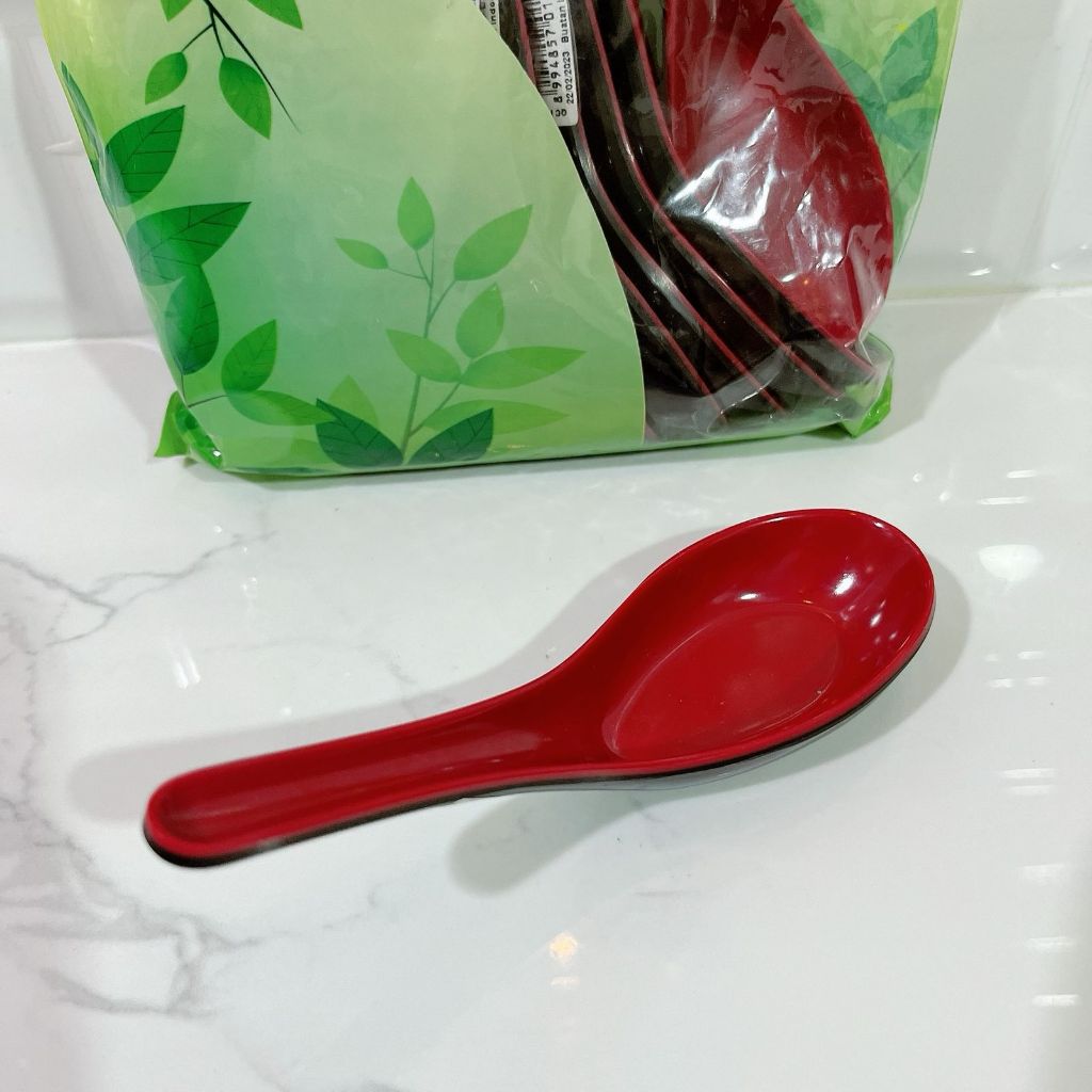MERAH HITAM Golden Dragon Black Red Melamine Spoon S01A1 Original ...