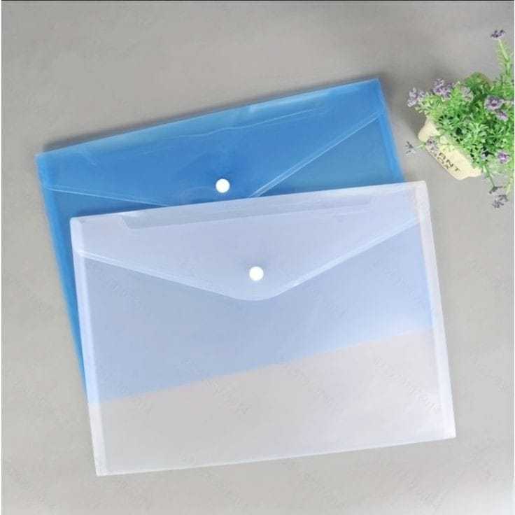 Plastic Map 1 Button Folio Plastic Map One Button Color | Shopee ...