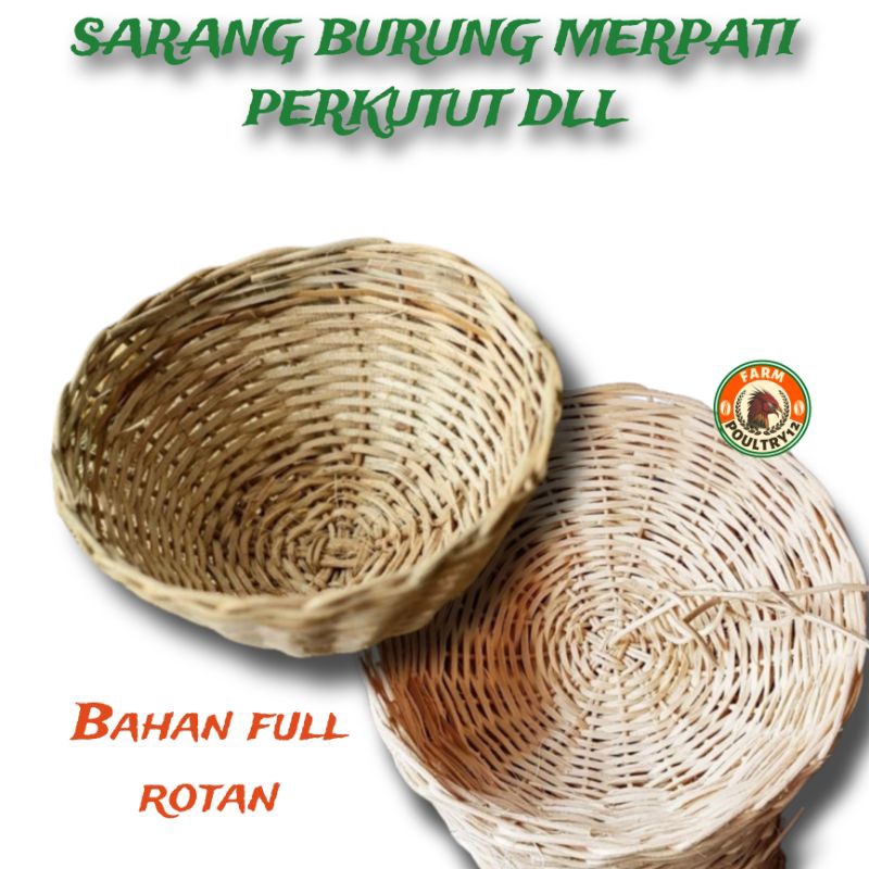 Rattan TARANGAN FOR EGGS BIRDS DOVES | Shopee Philippines