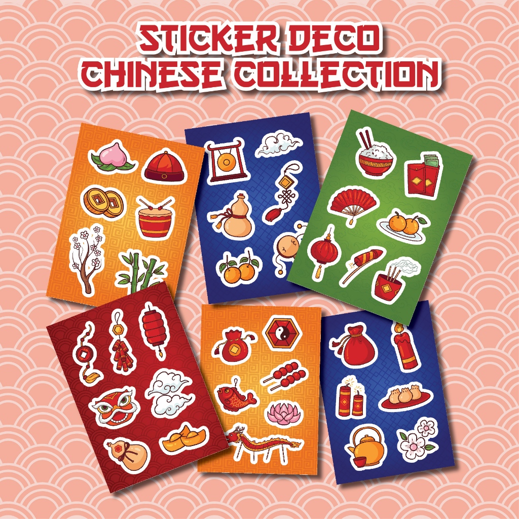 Chinese New Year Collection Stickers / Aesthetic Chinese New Year ...