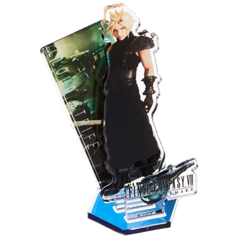 Final FANTASY VII REBIRTH REMAKE CLOUD acrylic figure stande ORI SQUARE ...