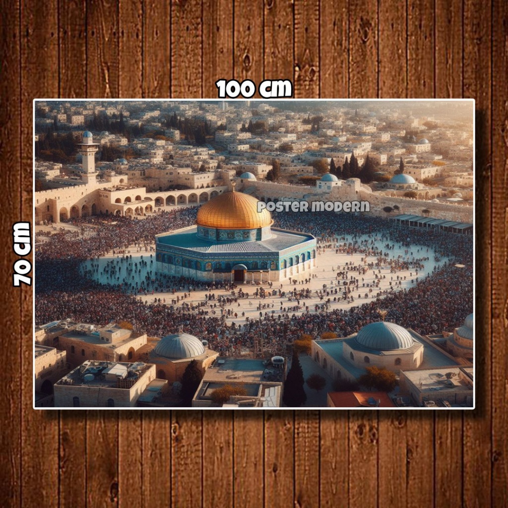 Home Decoration Al Aqsa Palestine Mosque Poster Size Big Jumbo Code 50 ...