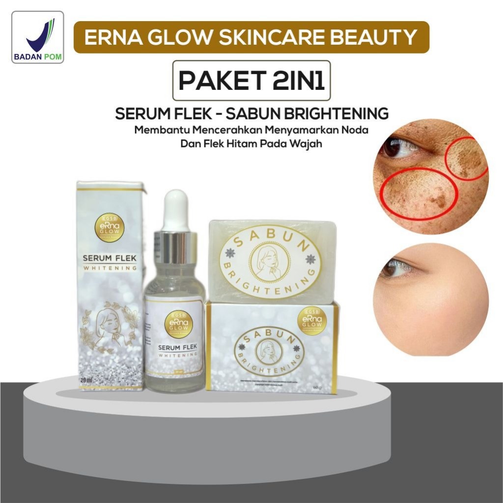 ERNA GLOW VIRAL PRODUCT EFFECTIVELY LIGHTENS THE FACE BPOM REMOVES ...