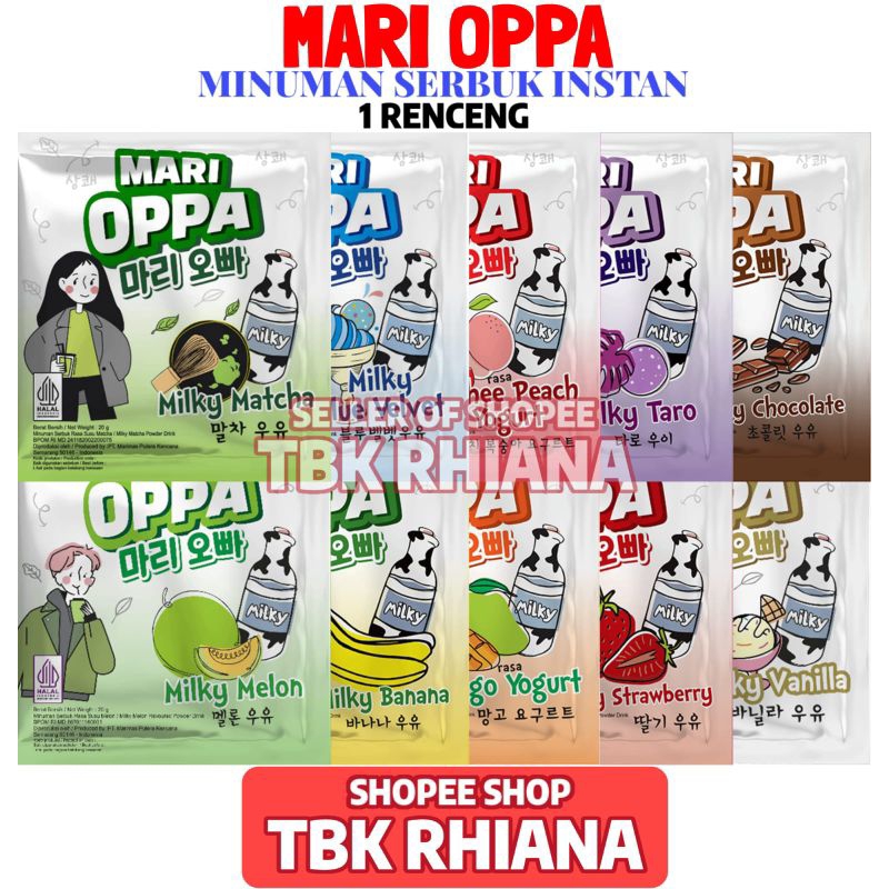 Let's Oppa Powder 1 Pack Of 15 Sachets | Shopee Philippines