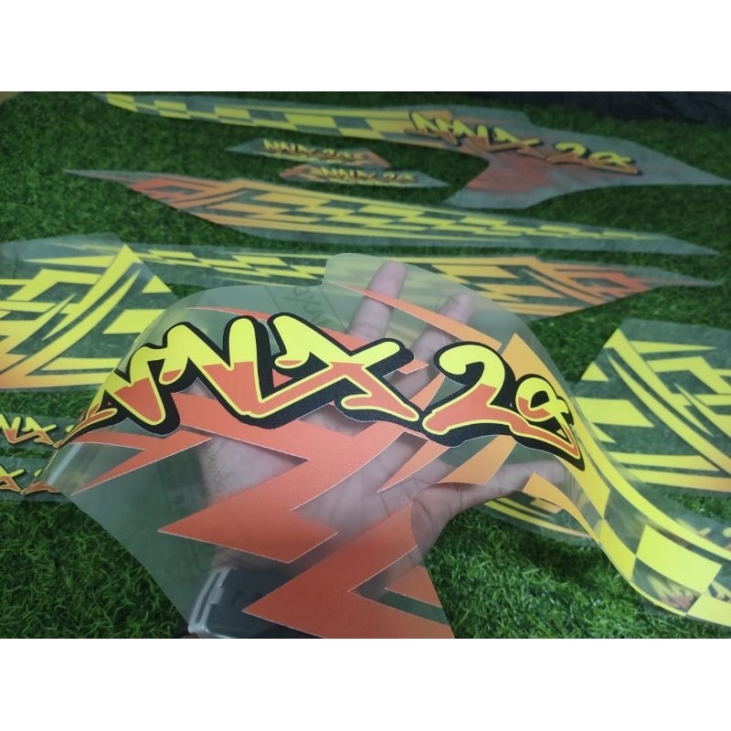 Yamaha Aerox Old 155 Transparent Striping Sticker, Nvx 29 Graffiti ...