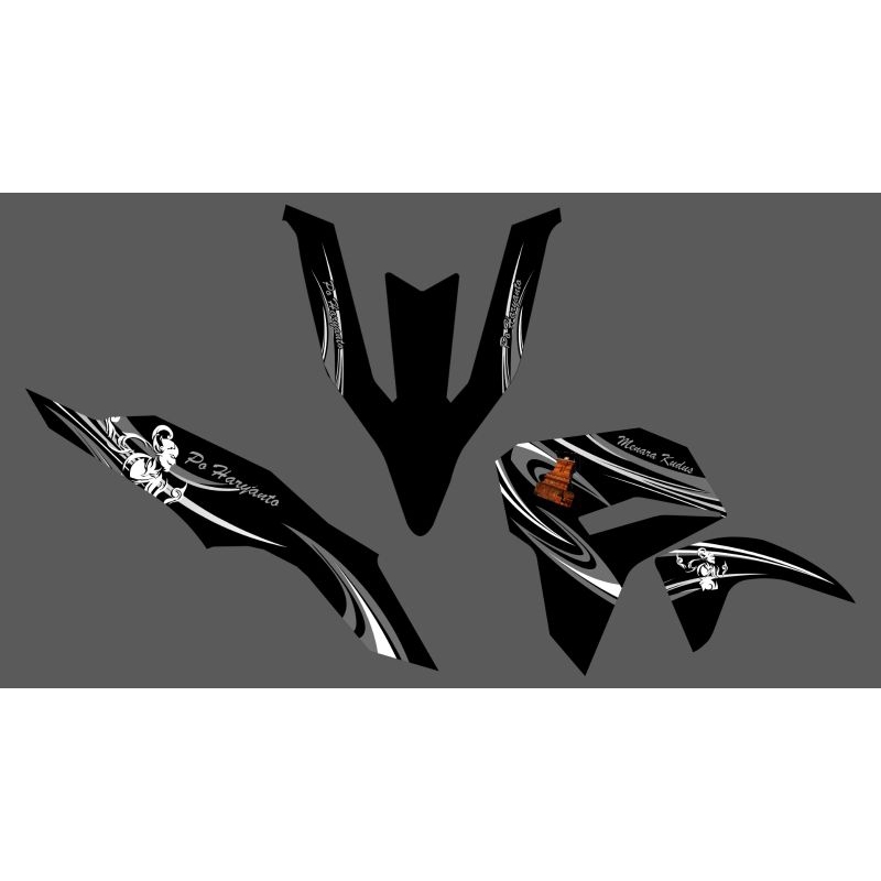 STRIPING STICKER TRANSPARENT VARIO NEW 125 GEN 2 LIVERY BUS PO HARYANTO ...