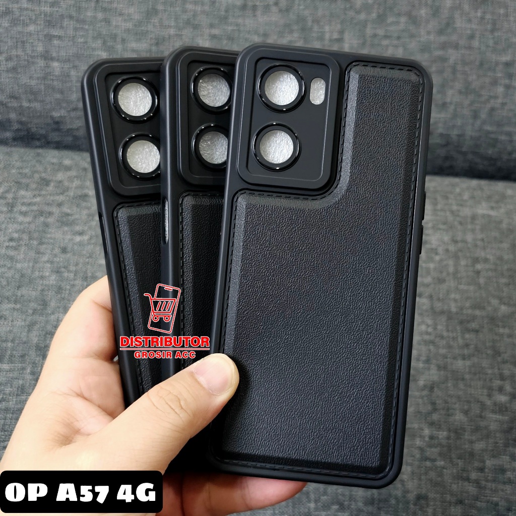 OPPO A52 OPPO A92 CASE LEATHER PRO CASE BLACK OPPO A52 OPPO A92 ...