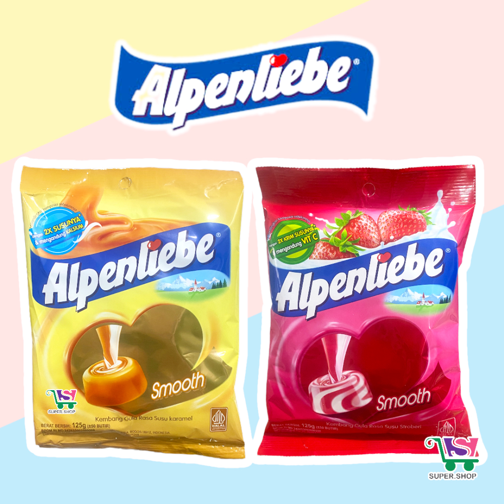 Alpenliebe Smooth & Creamy Caramel / Strawberry (content 50 pcs ...