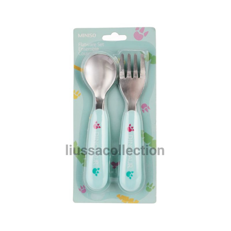 Miniso Cutlery - Dinosaur Series Flatware Set (Fork & Spoon) | Shopee ...