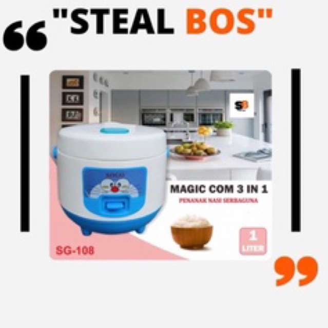 Sogo 1 liter/rice cooker sogo 1 liter (SG-108) | Shopee Philippines