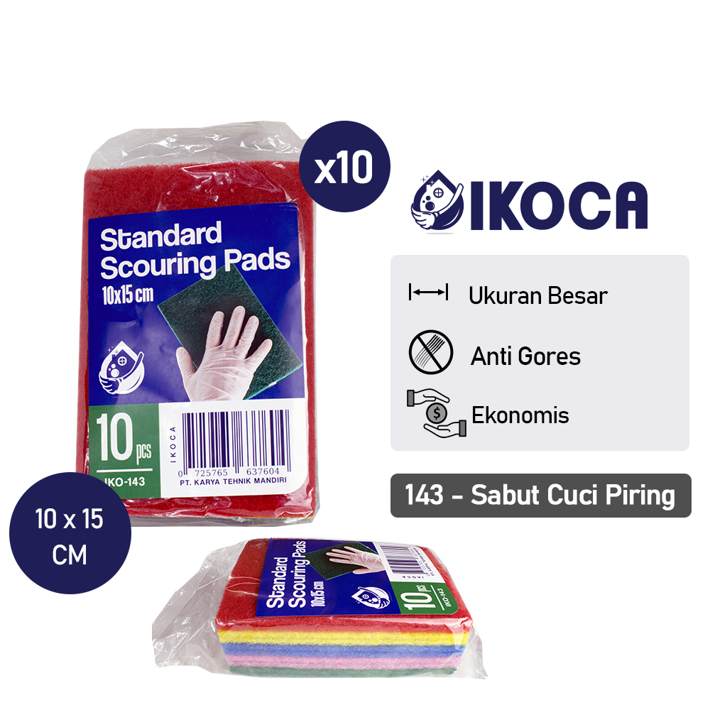 Myhomey Dishwashing Sponge Tapas Economical Scouring Pad Ikoca-143 ...
