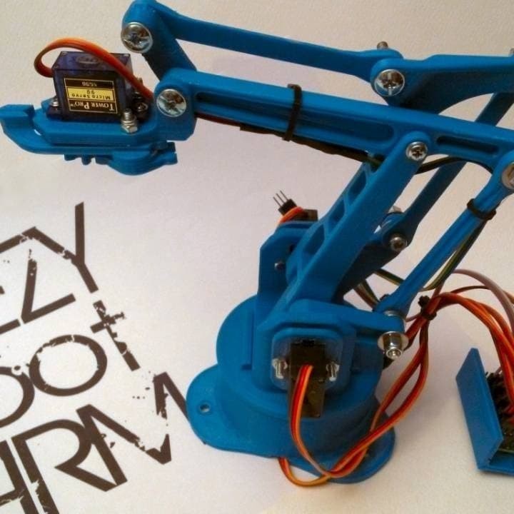 Robot Arm Arduino Kit Only 3D Print - HG | Shopee Philippines