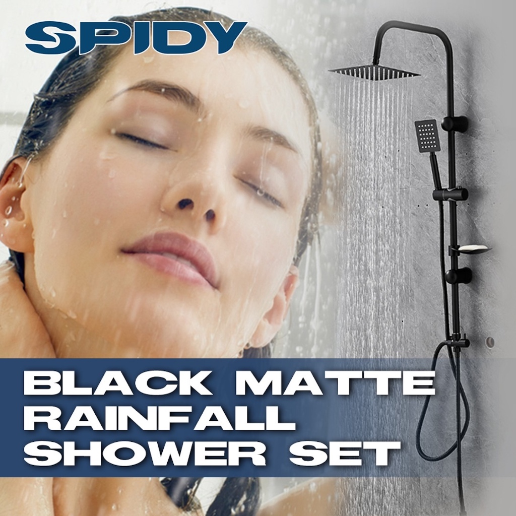 Spidy Shower Bathroom Rain Pole Set Silicone Hole Rain Sensation ...