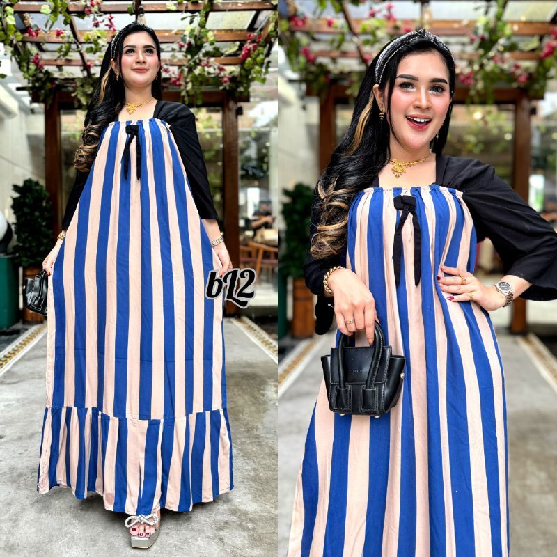 NEWEST SANDRA DRESS, THICK AND COOL RAYON MATERIAL, FITS BB, MAX 80KG ...