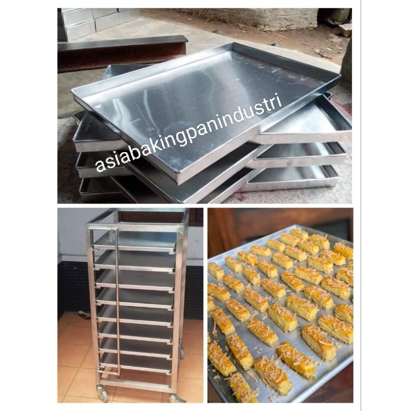 Baking Tray 40x30 40x60 / Trolley Tray Pan / Trolley Tray | Shopee ...