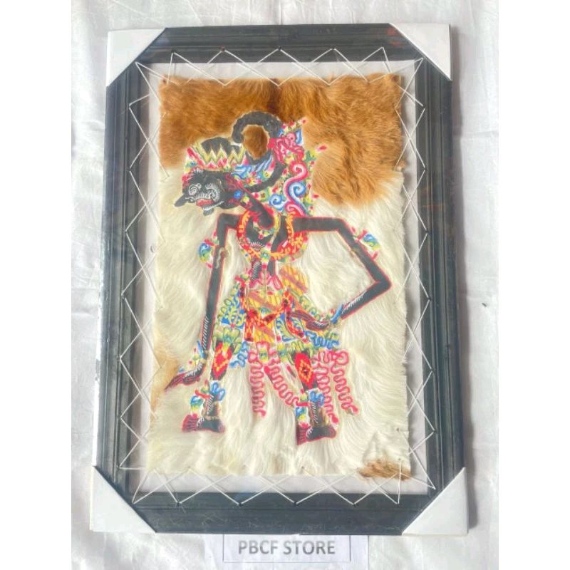 HIASAN DINDING Gatuskaca LEATHER Puppet WALL DECORATION 50CM X 70CM ...