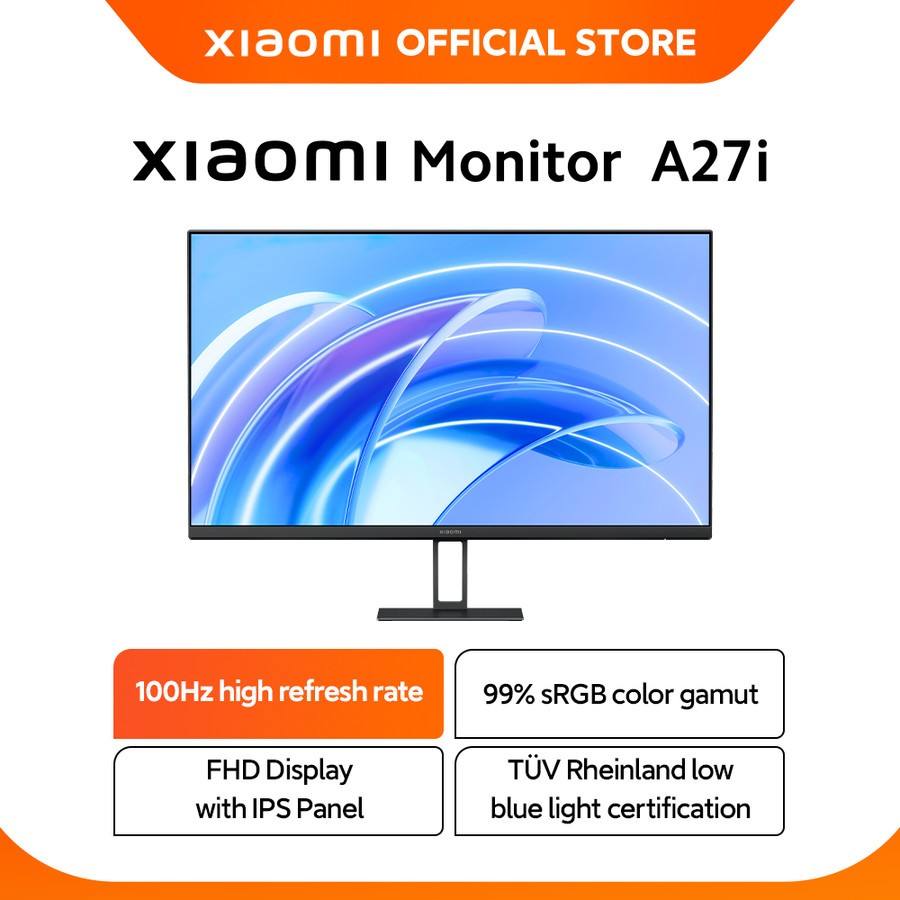 Xiaomi A27i Gaming Monitor 27 inch Full HD IPS 100Hz 99% sRGB | Shopee ...