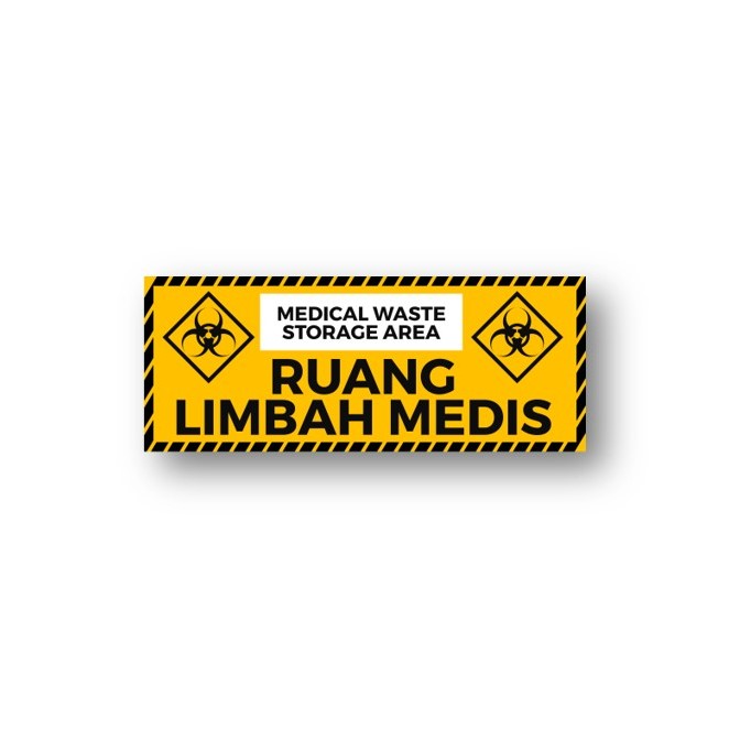 Medical Waste Room Stickers | Medical Waste Stickers | Glossy vinyl ...