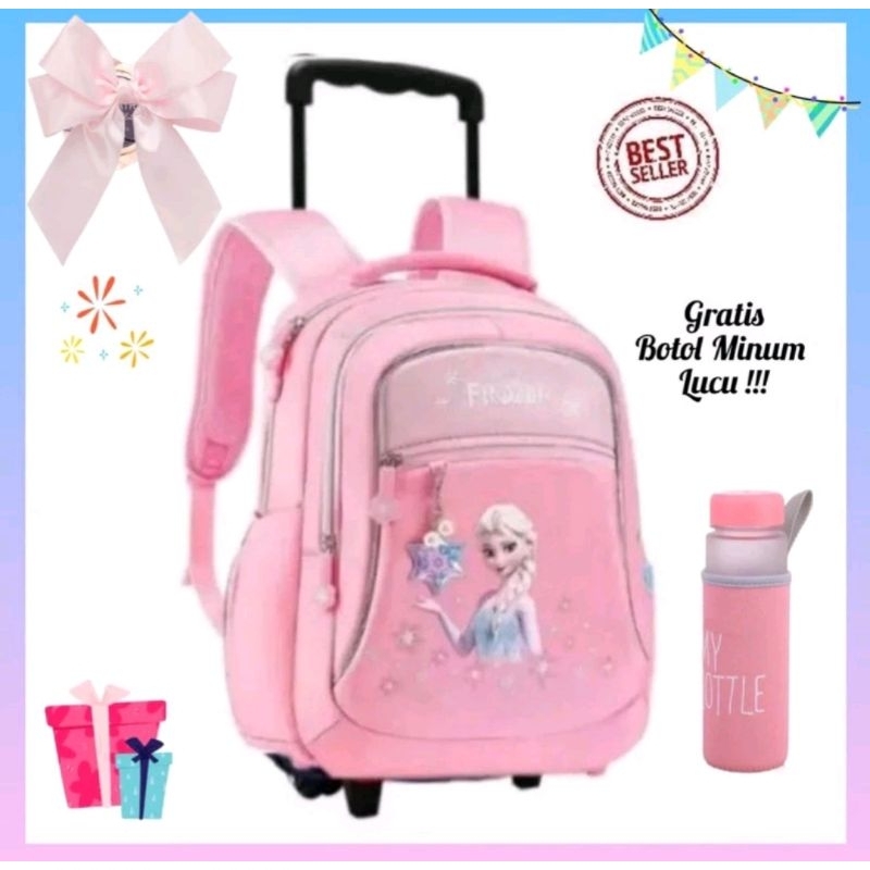 Frozen Girls' Trolley Bag, princess elsa Elementary School Kindergarten ...