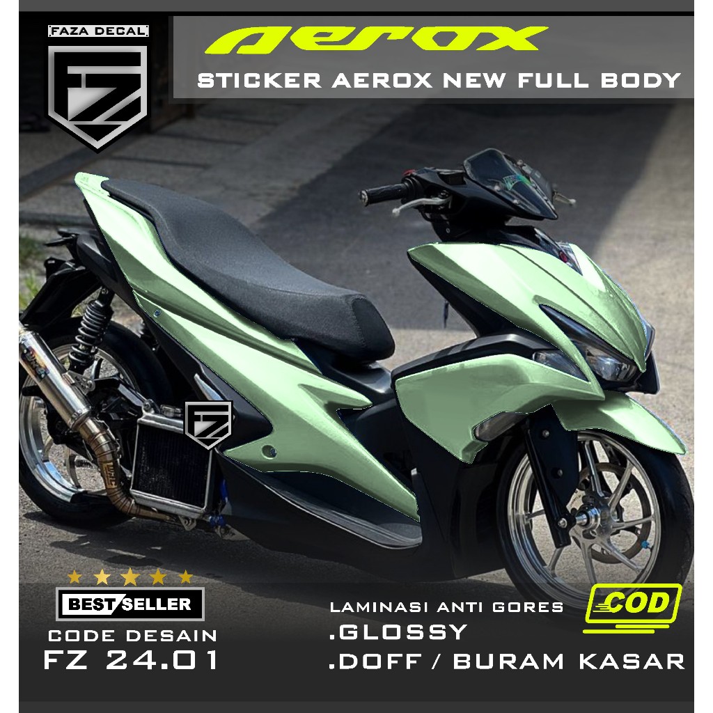 Latest plain full body aerox 155 old Decal - aerox 155 variation ...