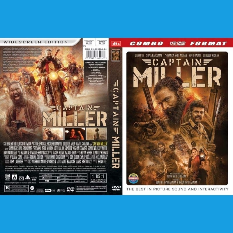Captain MILLER DVD 2024 | Shopee Philippines