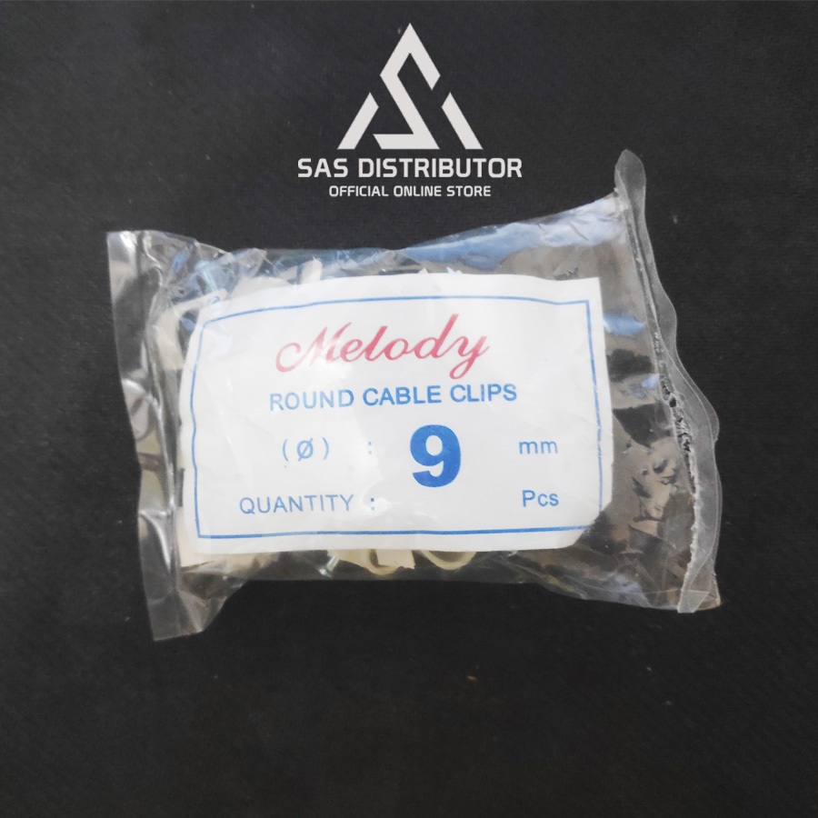 Melody 9 mm Cable Clamp 9 mm Electrical Cable Clamp/ + Concrete Nails ...