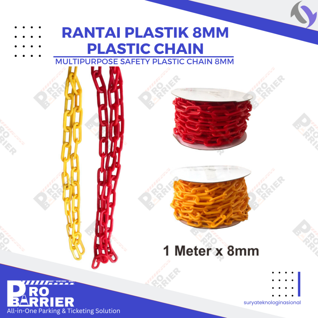 Plastic Chain / PVC Cone Chain / Border Chain 8mm thick per meter ...