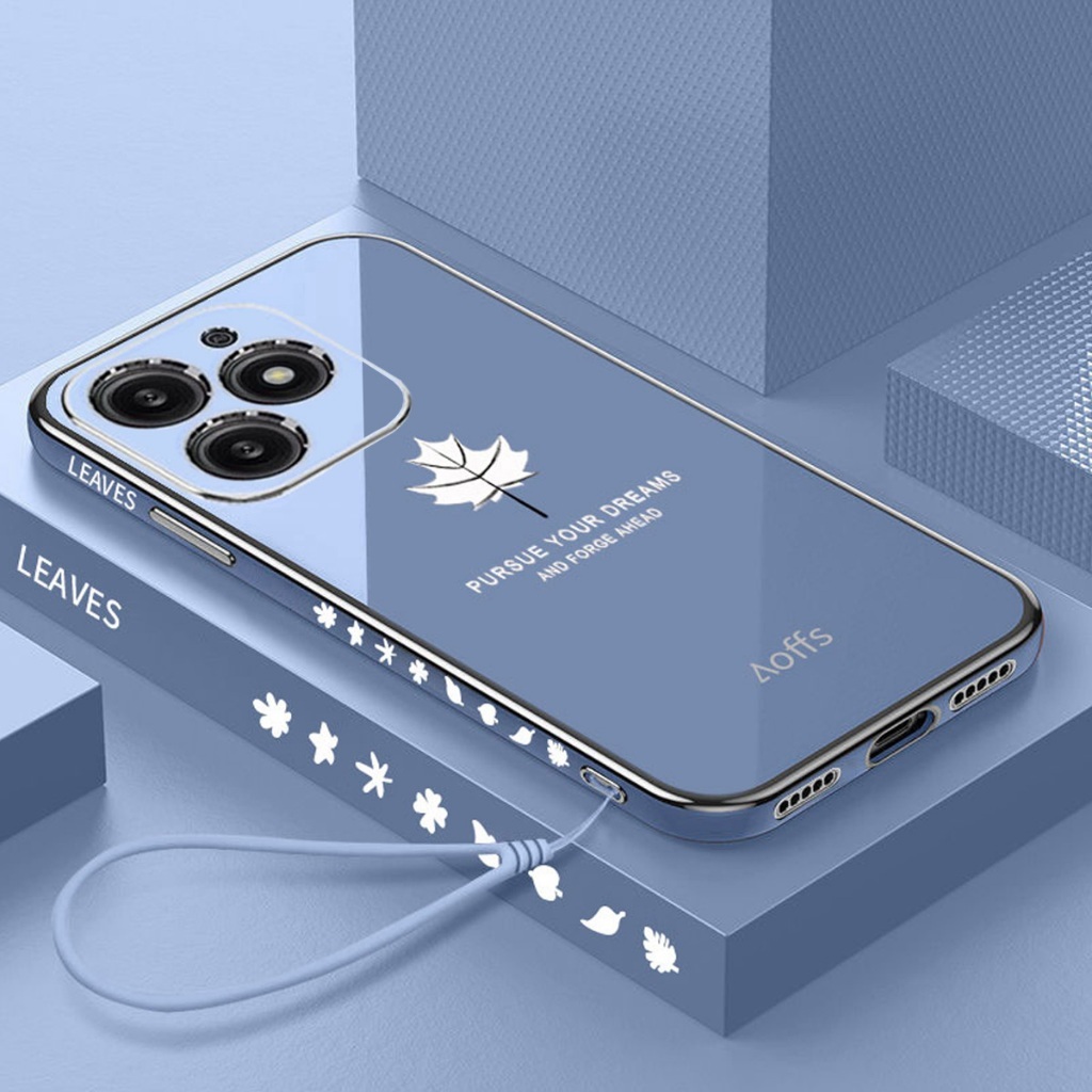 Maple ITEL P55 NFC Case Latest Phone Case Plating Silicone | Shopee ...